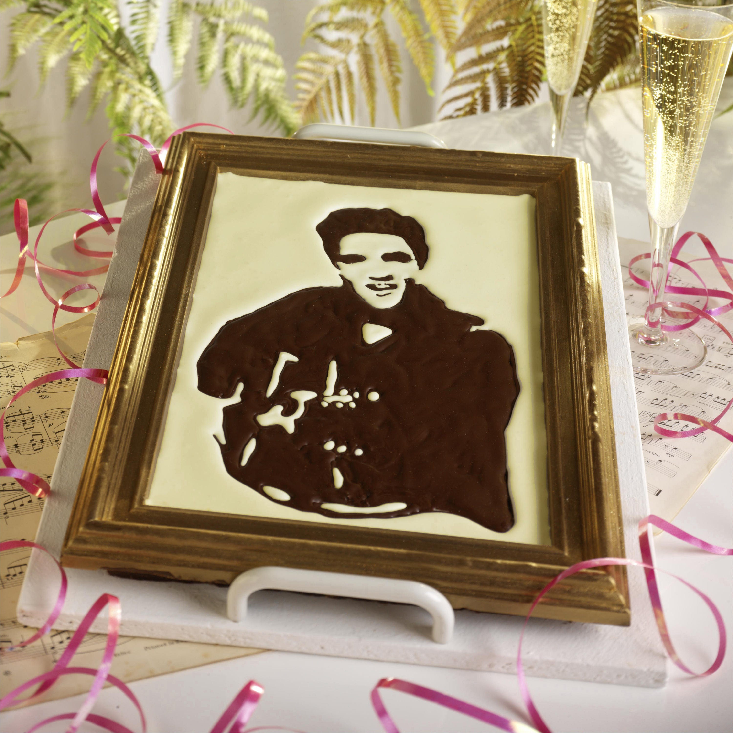 Chocolate Portrait Painting Bespoke and Completely Edible - Etsy