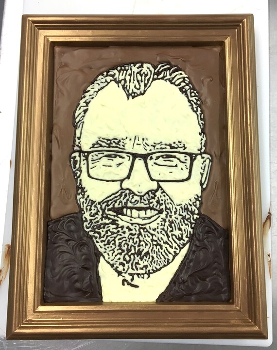 Portraits Made Of Chocolate Chocolate Cream Painting By Elena Tronina