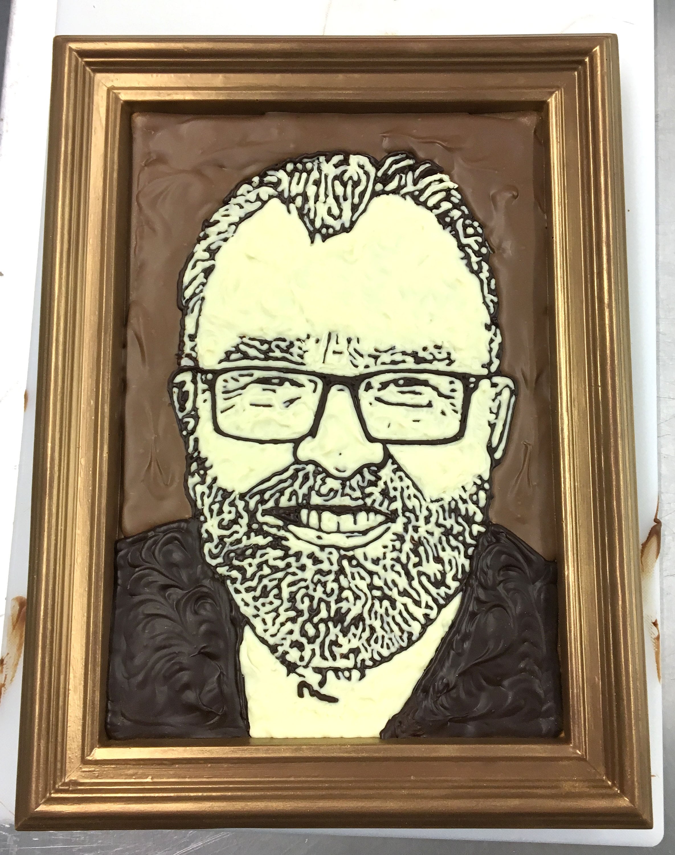 Chocolate Portrait Painting Bespoke and Completely Edible - Etsy