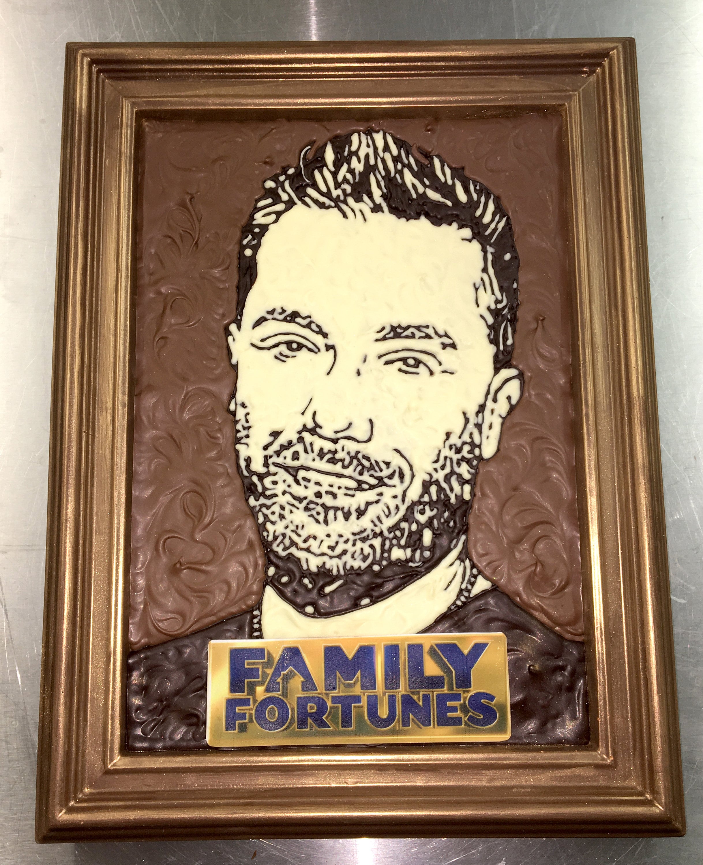 Chocolate Portrait Painting Bespoke and Completely Edible - Etsy