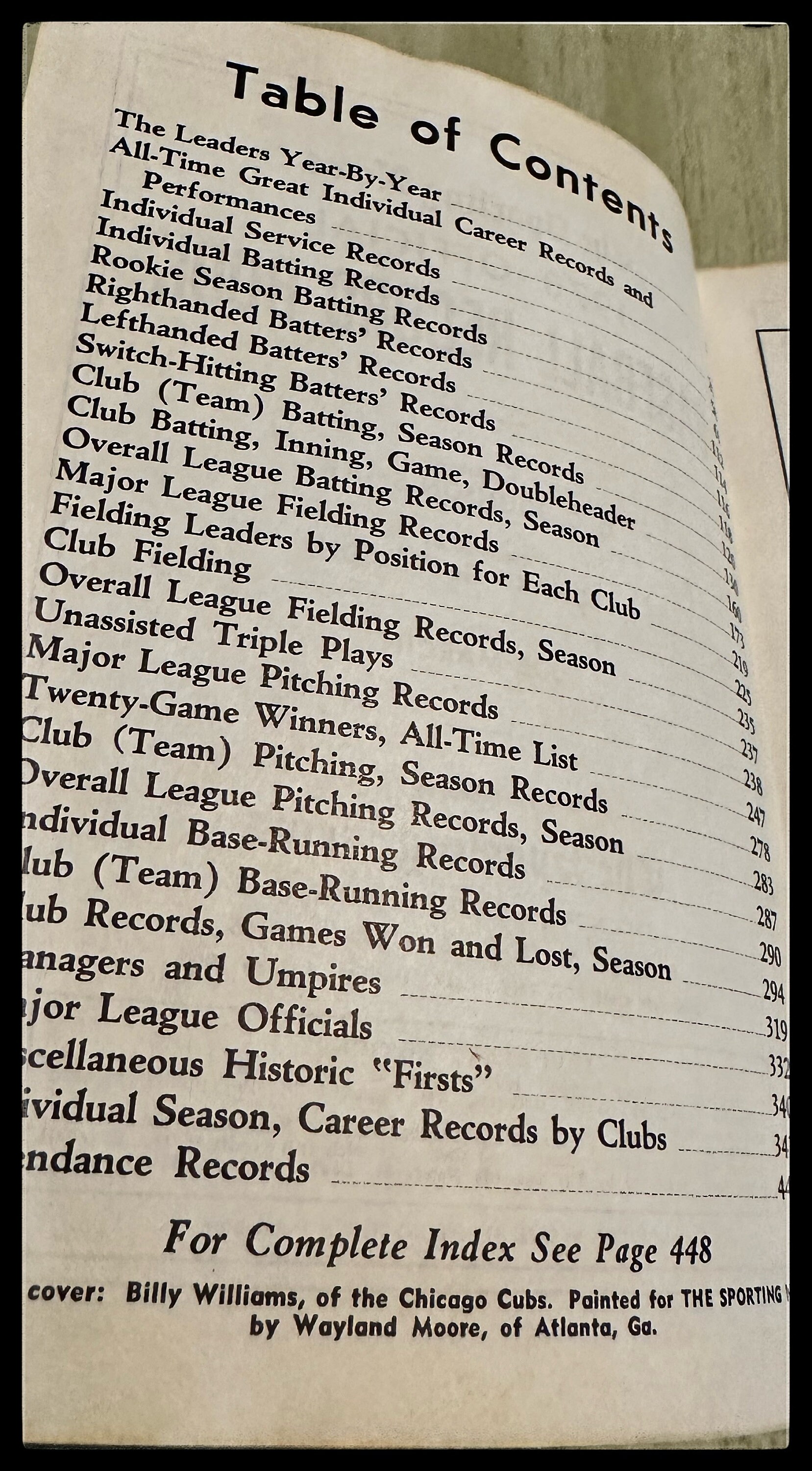 The Sporting News Official 1973 Baseball Record Book - Etsy