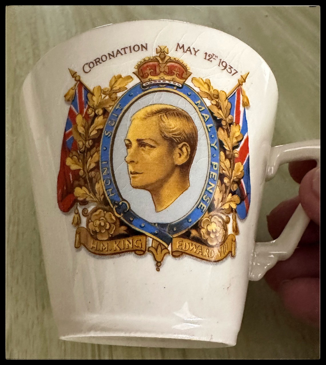 Antique Coronation Tea Cup King Edward VIII - Etsy
