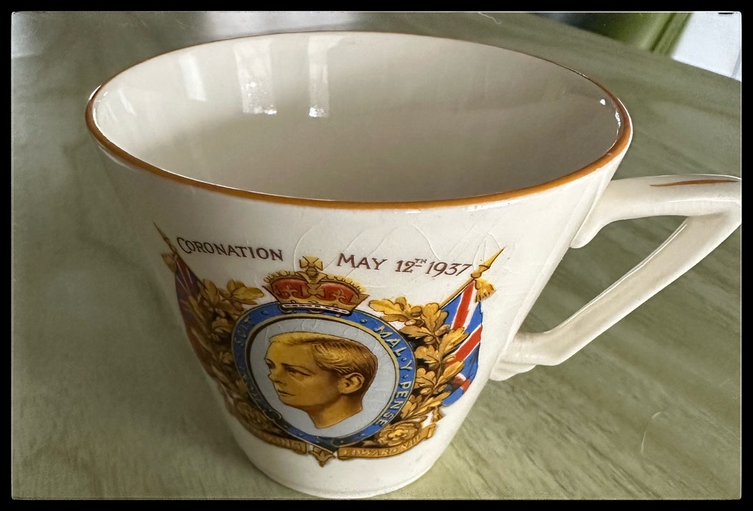Antique Coronation Tea Cup King Edward VIII - Etsy