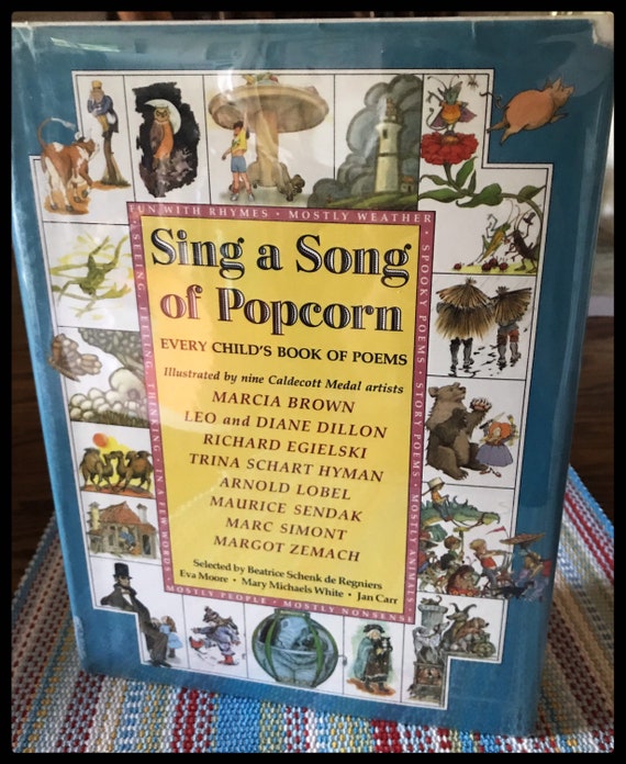 Sing a Song of Popcorn every childs book of poems | Etsy