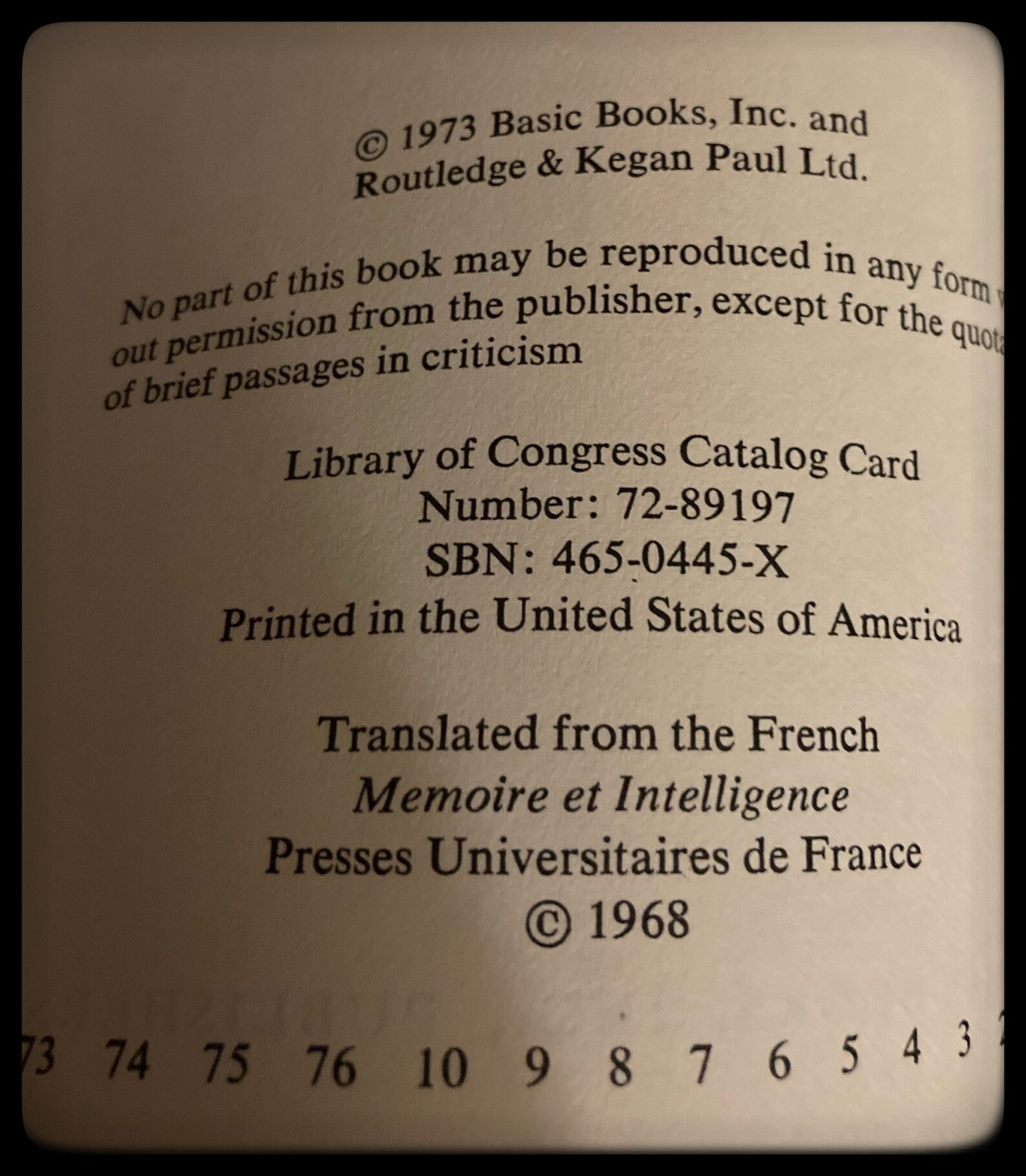 Memory and Intelligence by Jean Piaget and Barbel Inhelder - Etsy