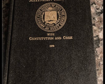 Masonic Code Book - Etsy