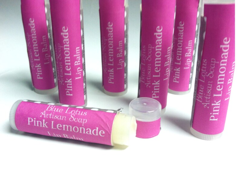 Pink Lemonade Lip Balm Moisturizing Handmade All Natural Lip Care - Etsy