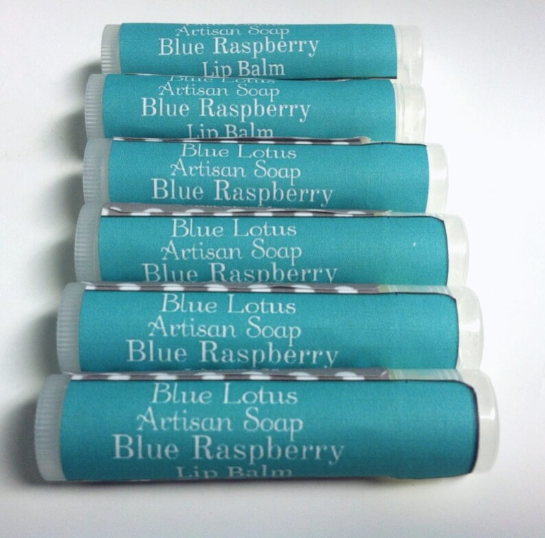 Blue Raspberry Lip Balm Moisturizing Handmade All - Etsy Hong Kong