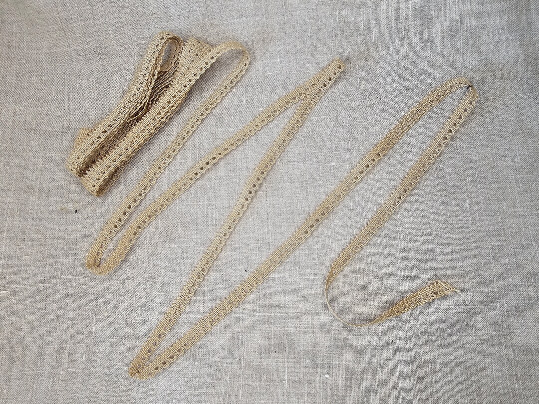 Nice Rustic Edge Lace/trim. Excellent Vintage Condition, 3/8" (1cm ...
