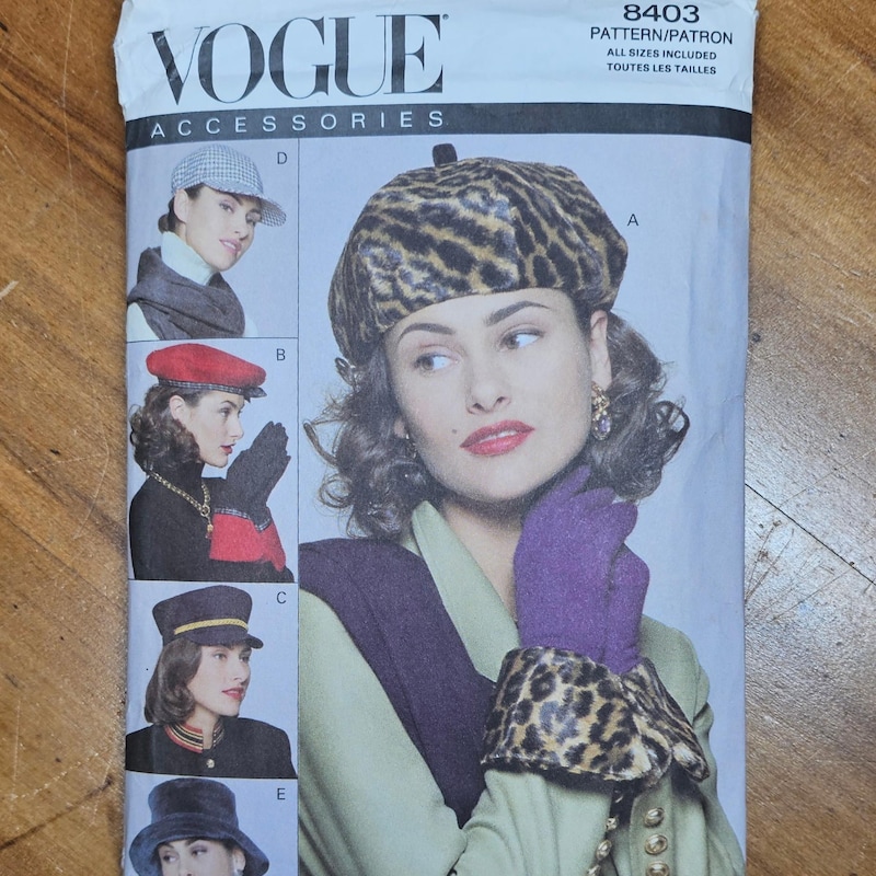 Vogue Hat Pattern - Etsy