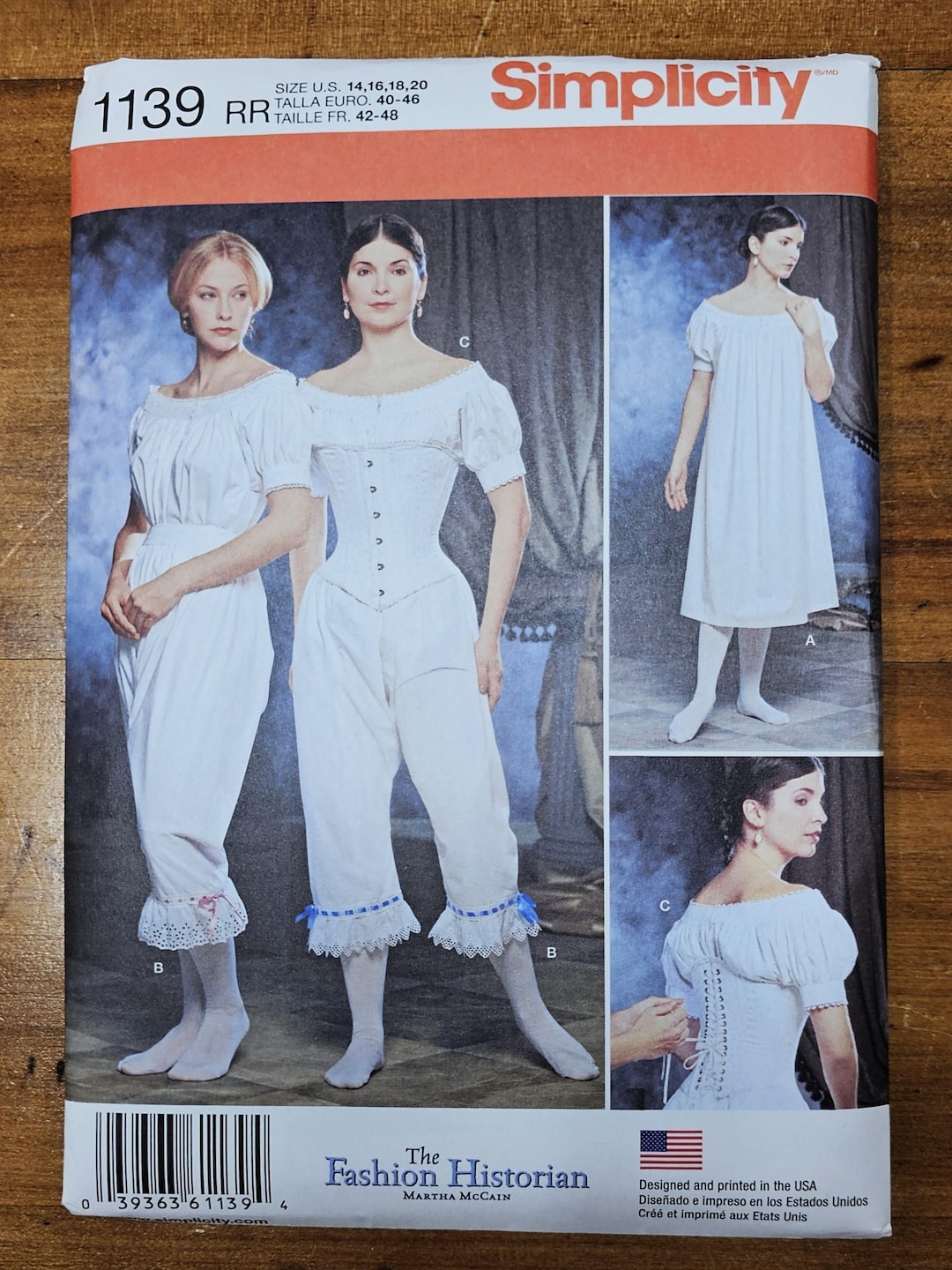 Simplicity 1139 Sz 14-20 Vintage Sewing Pattern. the "fashion Historian ...