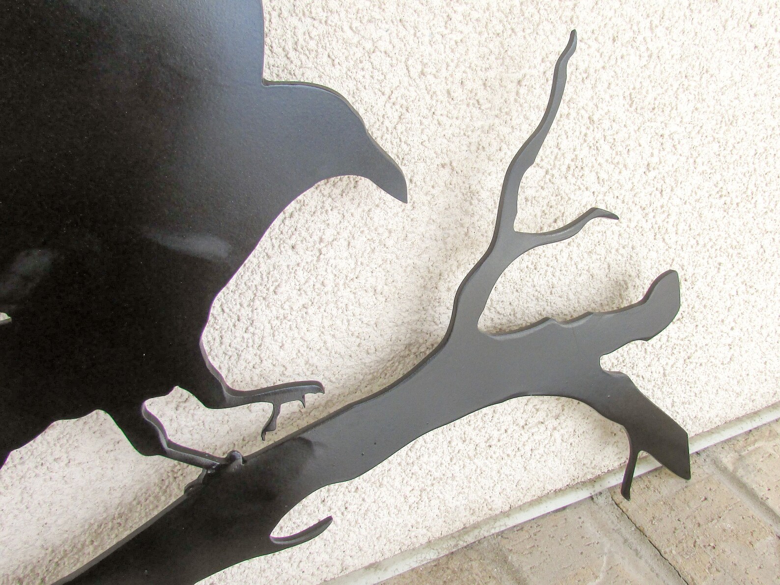 Raven Metal Wall Art Metal Art Metal Home Decor Metal - Etsy UK
