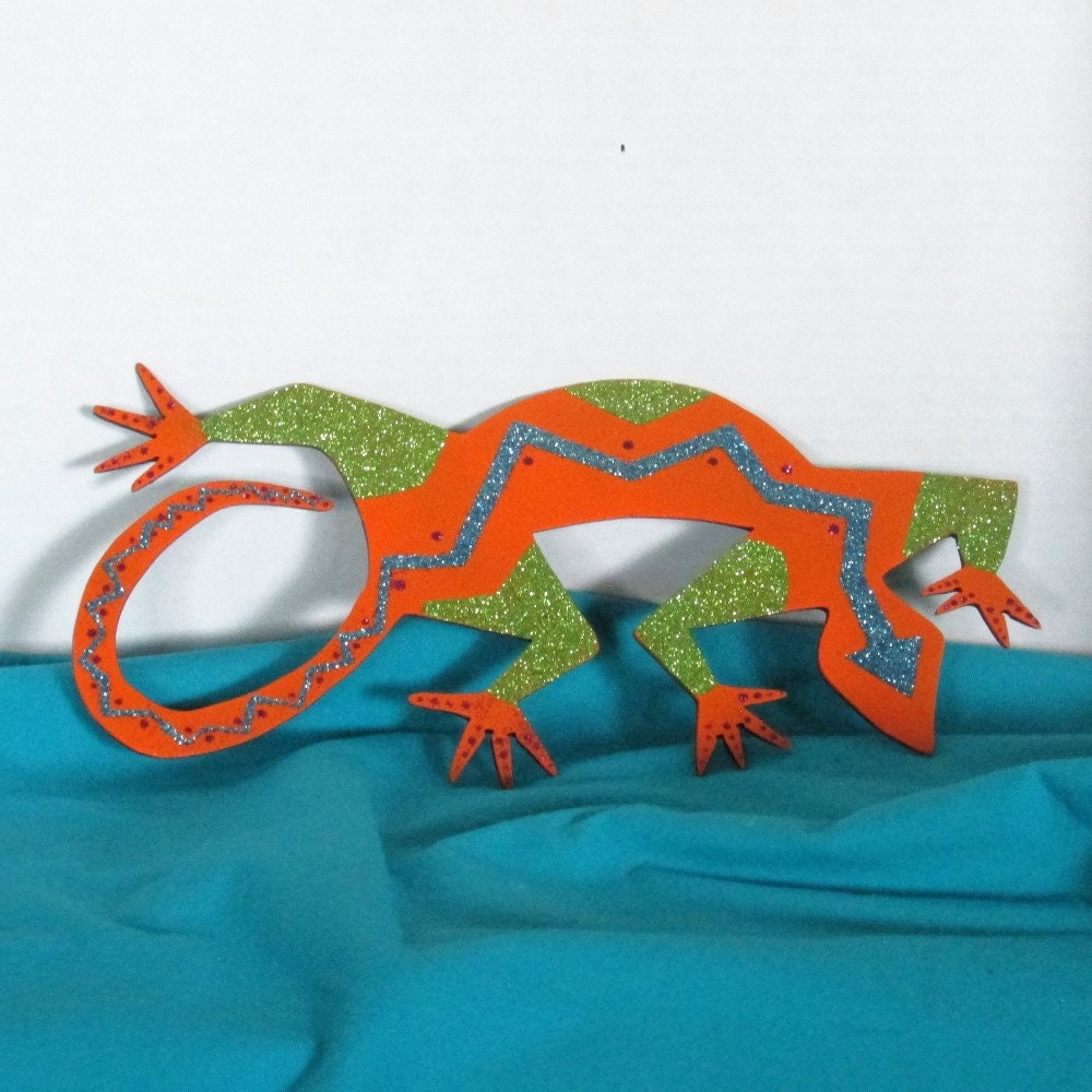 Lizard Metal Wall Art Native American Southwest Wall - Etsy