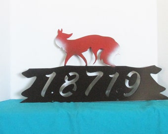 Metal Address Wildlife Sign - Etsy