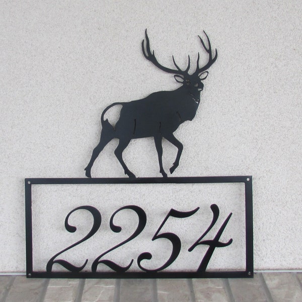 Metal Elk Sign - Etsy