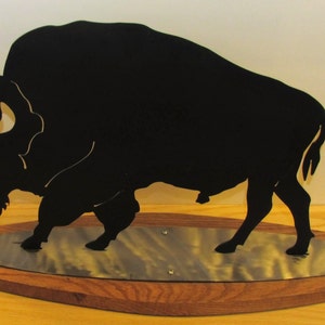Buffalo, Metal Art, Southwest, Home/office Décor, Wildlife Metal Art ...