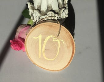 Custom table numbers | Etsy