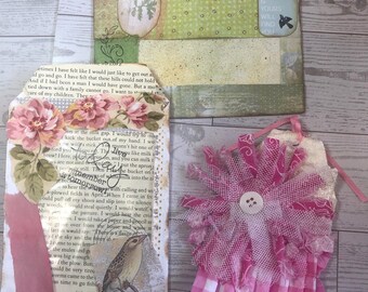 Junk Journal Pockets Handmade - Etsy