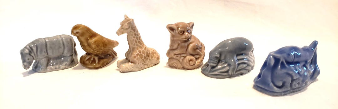 6 Wade Porcelain GLAZED PORCELAIN FIGURES Red Rose Tea - Etsy