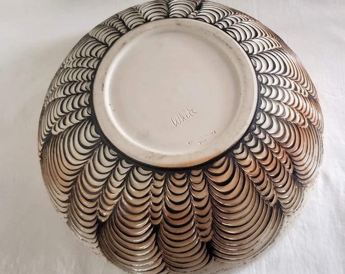 Hand Made Texas Clay BOWL by White Gruene, Tx - Etsy