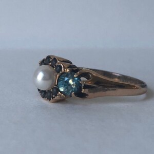 PARADISE FIRE Pearl Ring Read the Story of This Ring Rose - Etsy