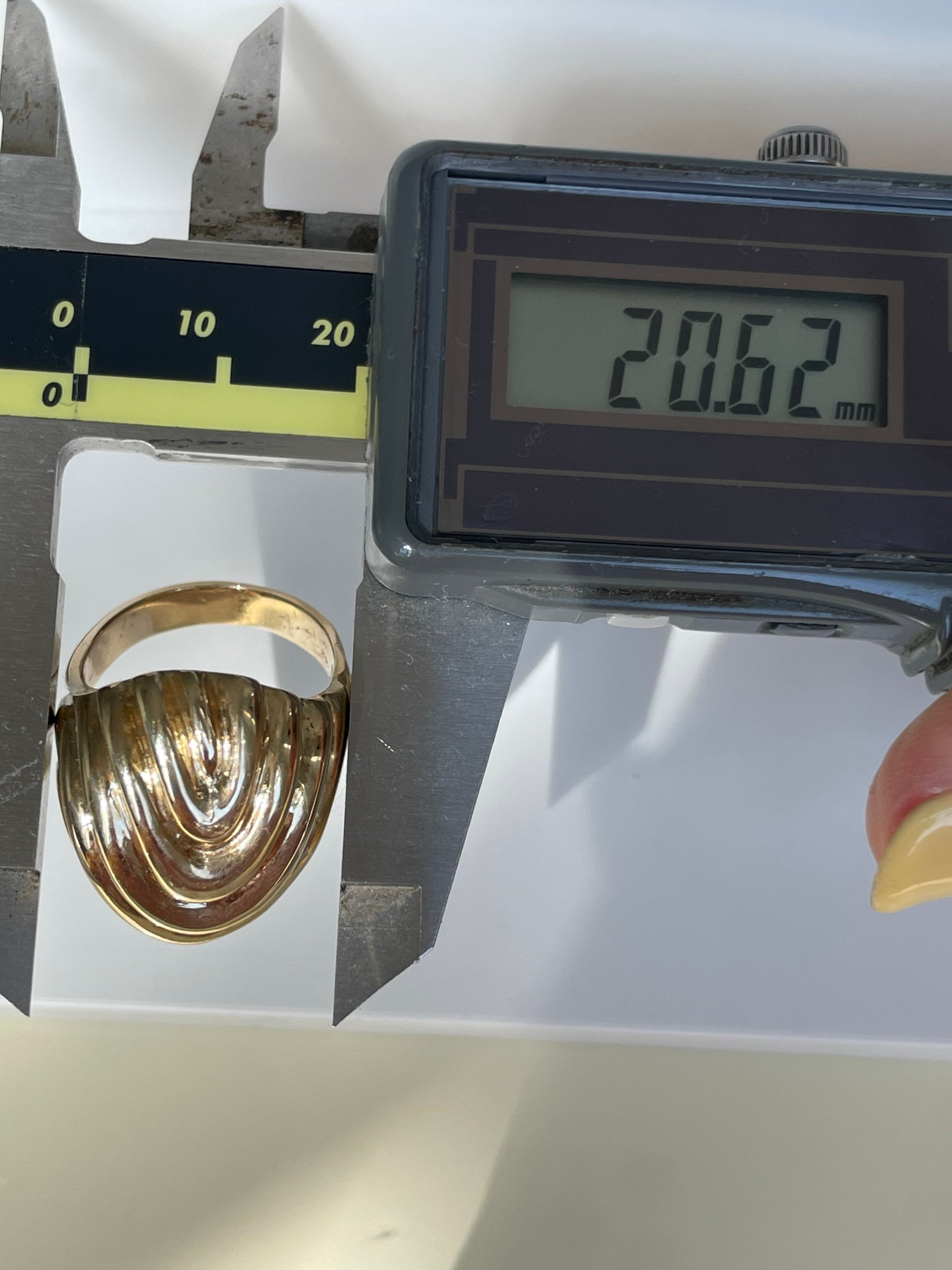 LIQUID GOLD 1970s Ring Gold Chunky Ring Statement Ring | Etsy