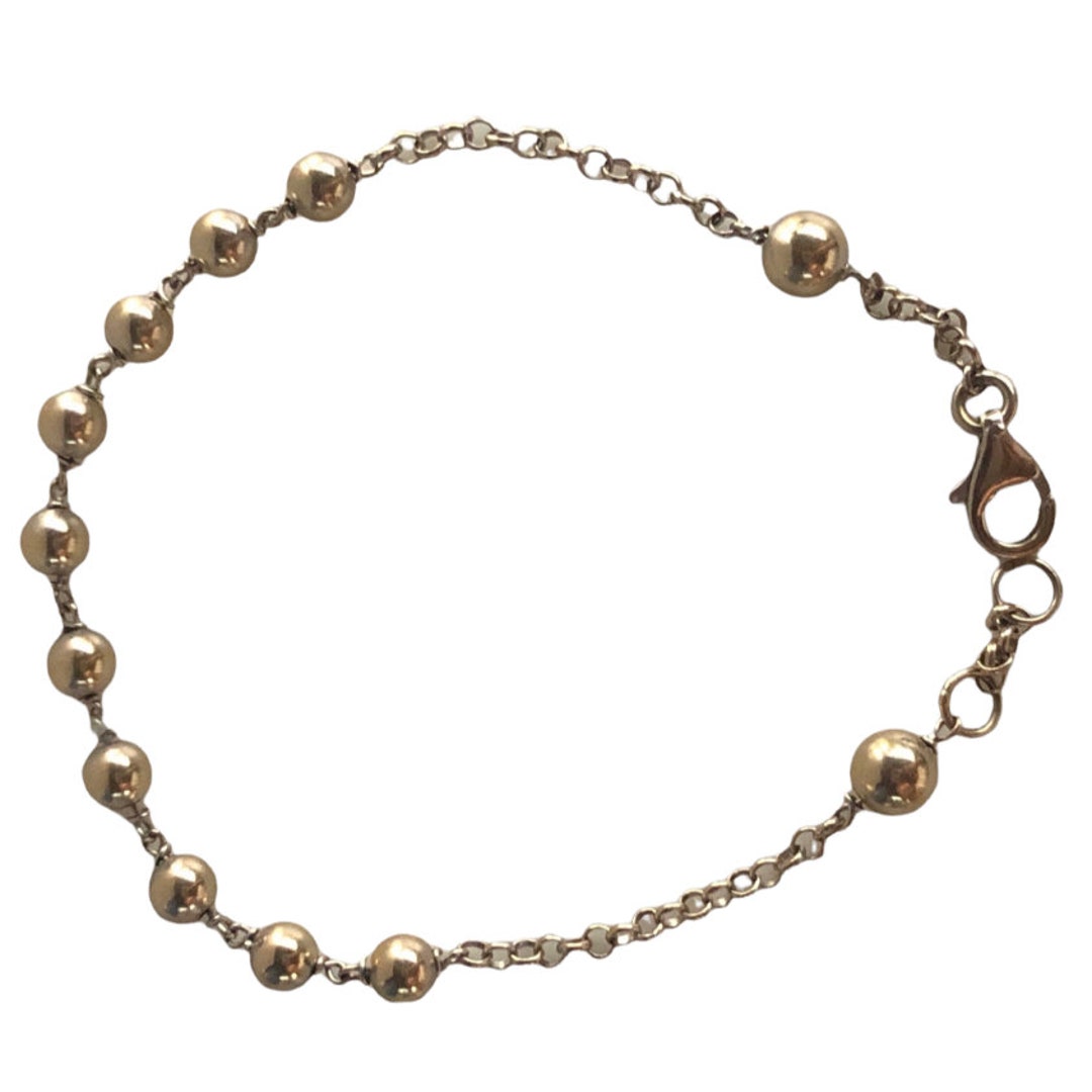 The Old BALL & CHAIN - 18K White Gold - Ball and Chain Bracelet ...