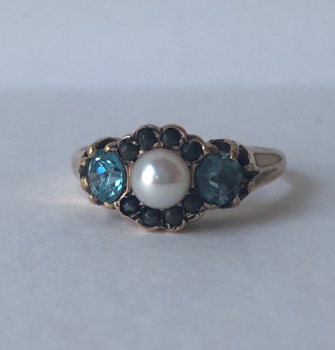 PARADISE FIRE - Pearl Ring - Read the Story of This Ring- Rose Gold ...