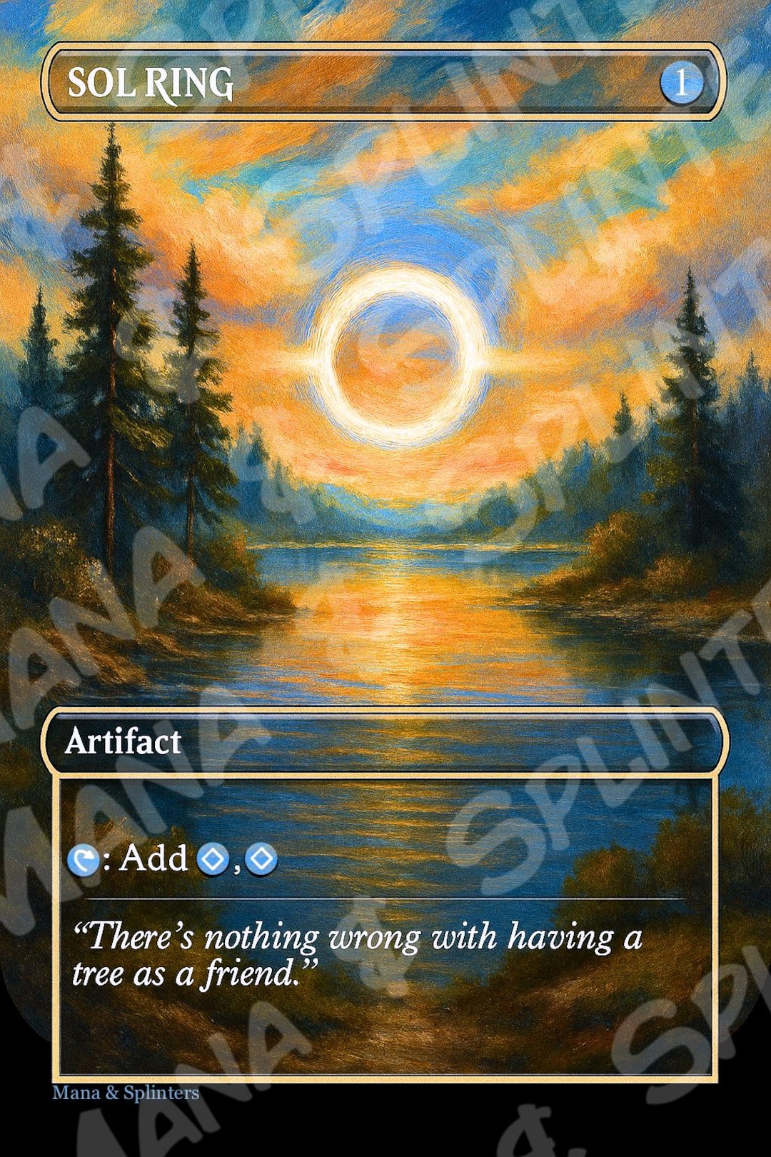 Bob Ross Inspired Sol Ring - Etsy