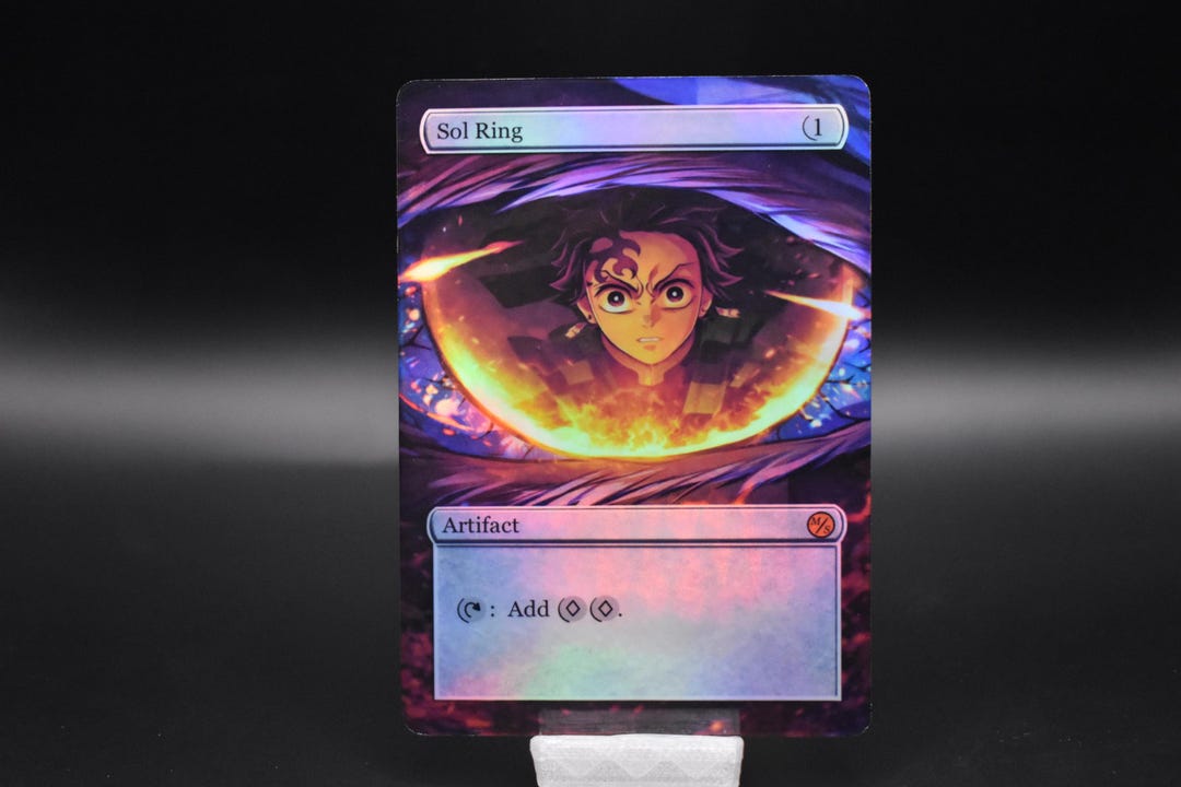 Demon Slayer Themed Sol Ring Proxy - Etsy