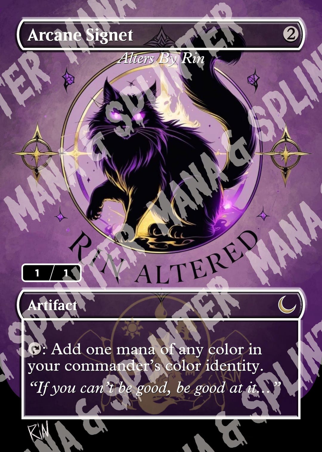 Artist Print Arcane Signet Proxy by Rin Altered - Etsy