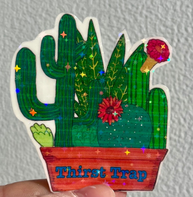 Thirst Trap Sticker - Etsy