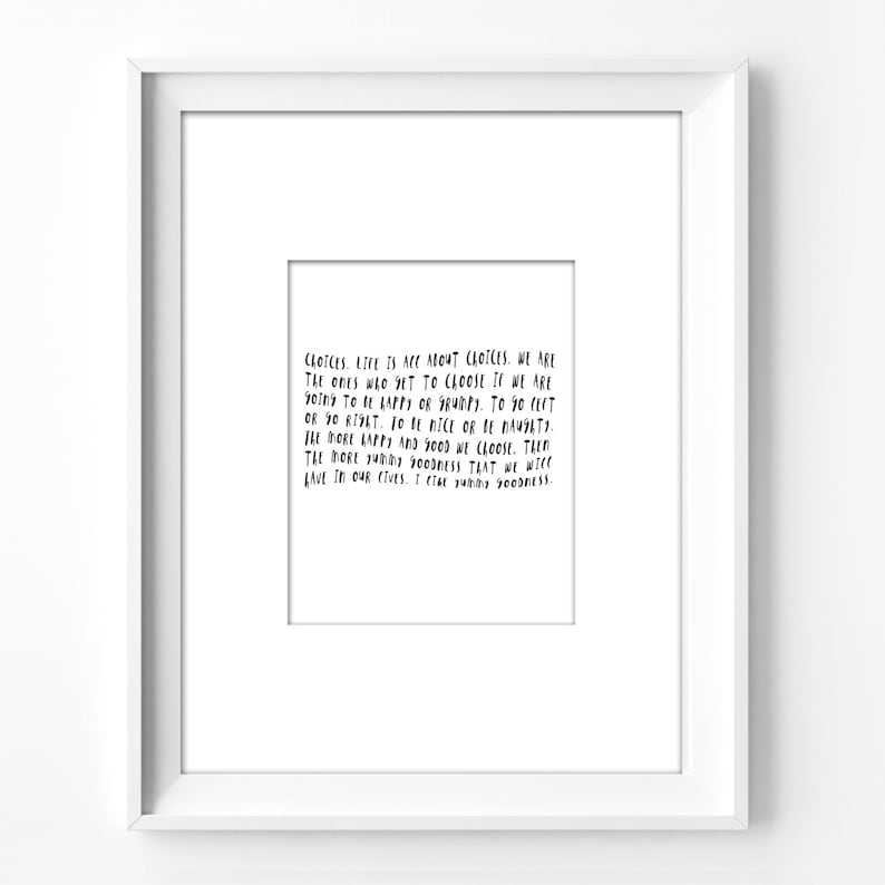 8x10 Wall Art Printable. Quotes, Inspirational, Wall Decor, Office ...
