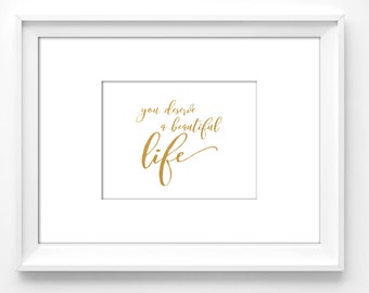 8x10 Wall Art Printable. Quotes Inspirational Wall Decor | Etsy
