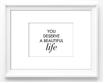 8x10 Wall Art Printable. Quotes Inspirational Wall Decor | Etsy