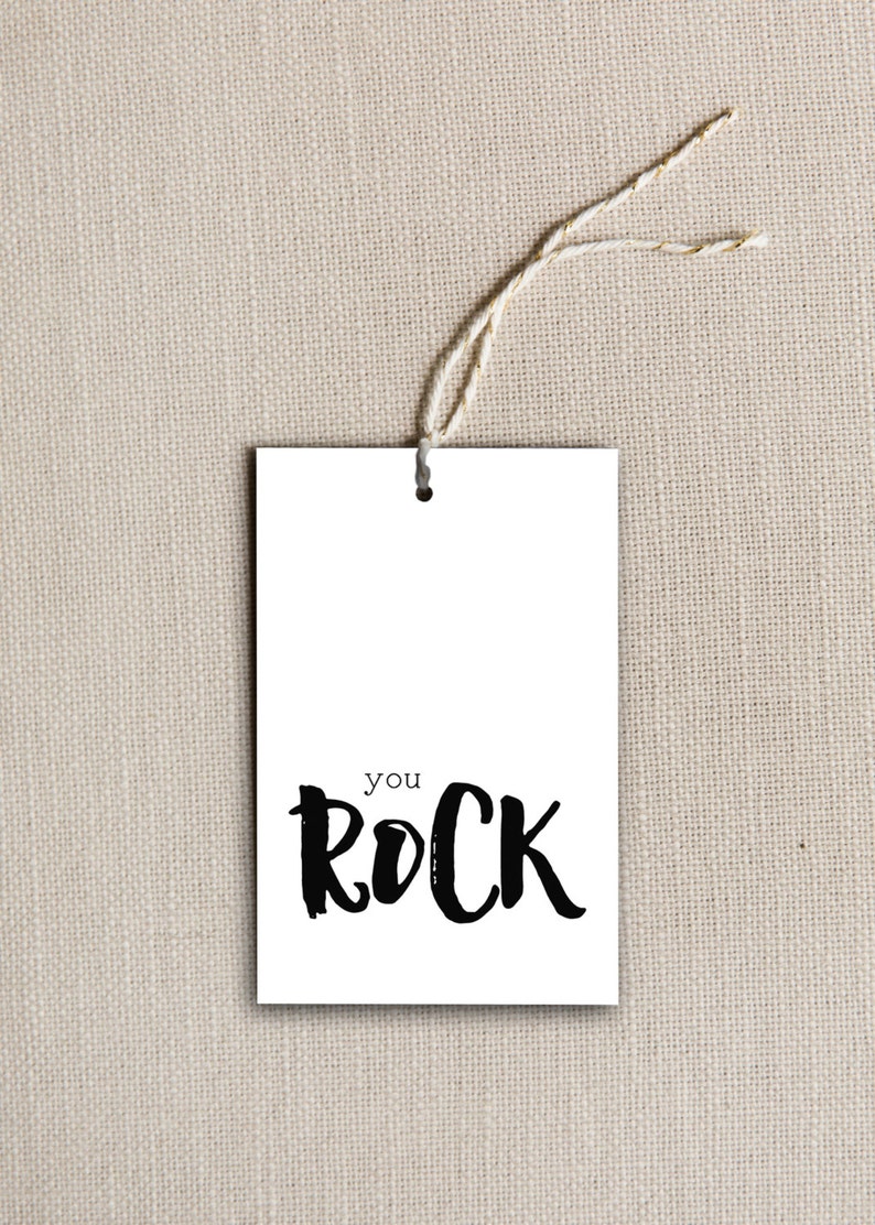 Printable Tags, Gift Tags, Printable. Quotes, Inspirational, Instant ...