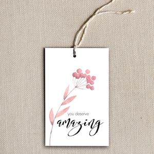 Printable Tags, Gift Tags, Printable. Quotes, Inspirational, Instant ...