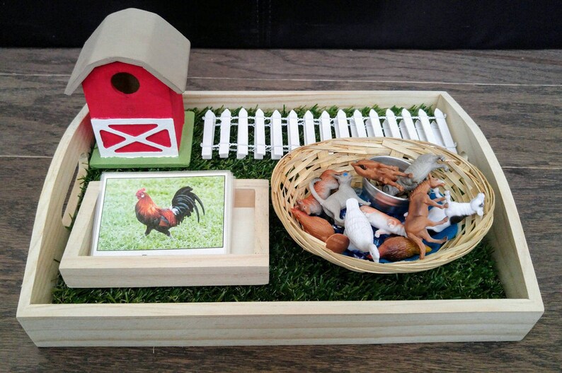 Farm Activity Kit 3 Activities in 1 Farm Sensory Tray Fine | Etsy