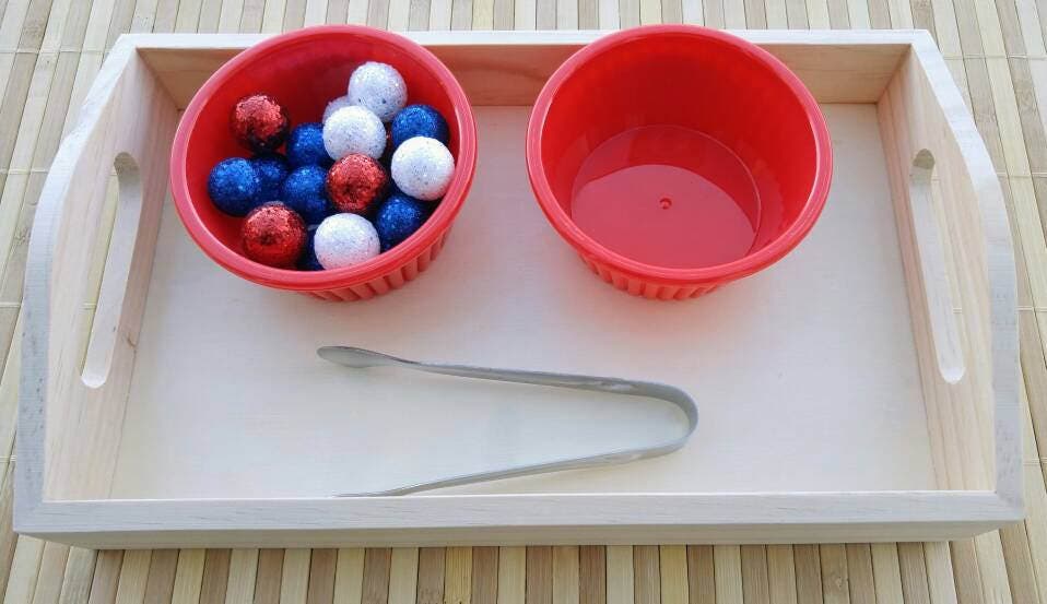 Fourth of July Tonging Activity Fine Motor Skills Montessori | Etsy