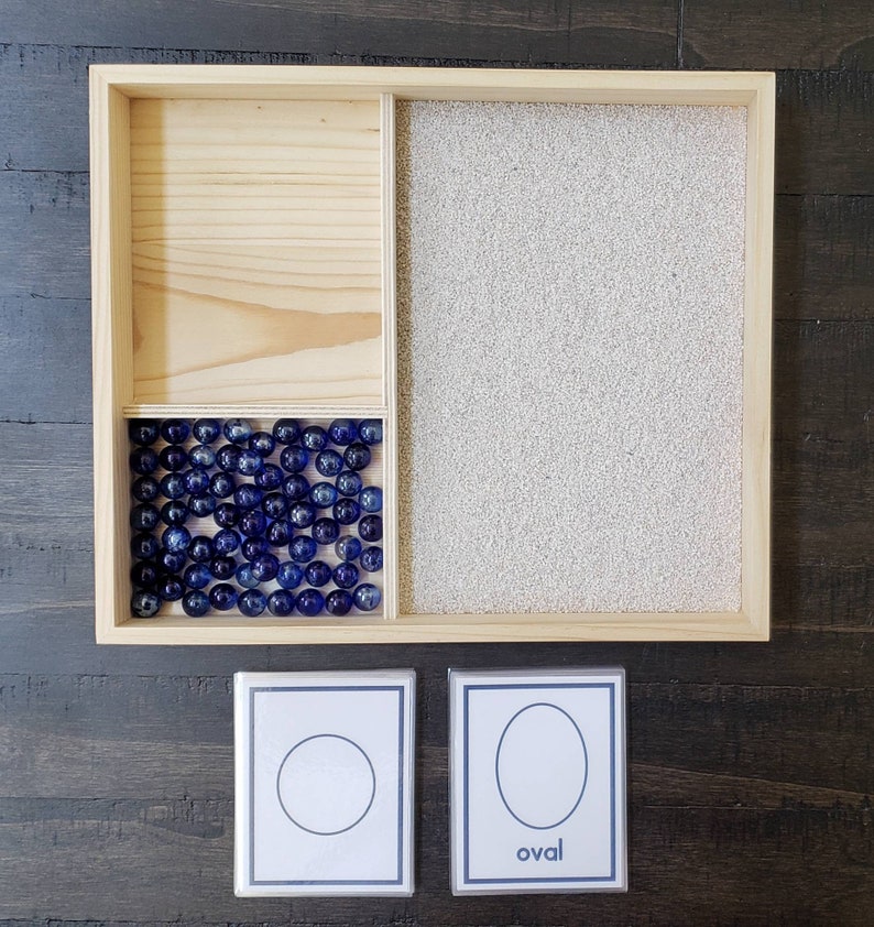 Shapes Sand Tray Fine Motor Skills Gift for Kids Montessori | Etsy