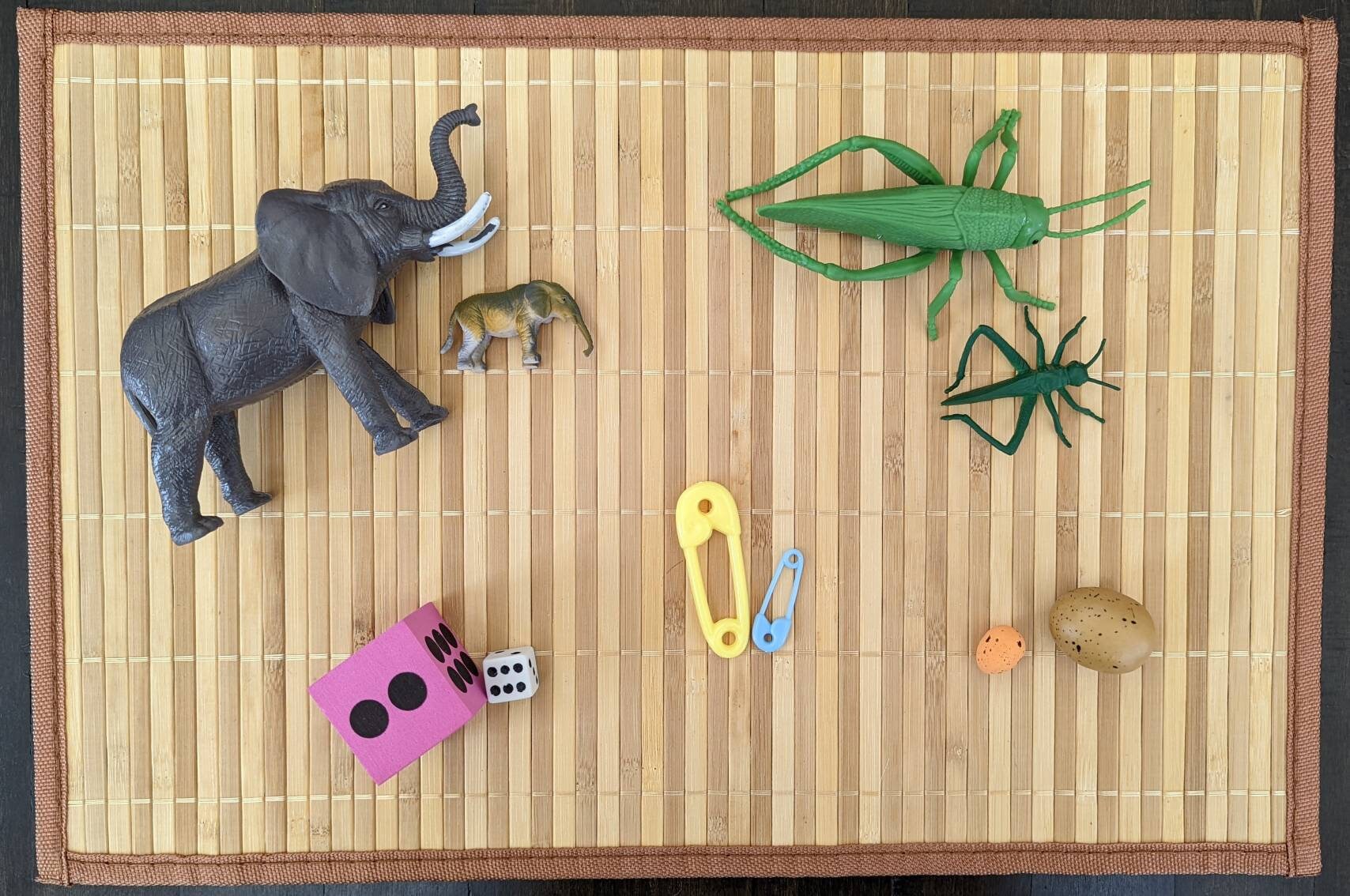 Big/small Sorting Set Montessori Object Classification Gift - Etsy