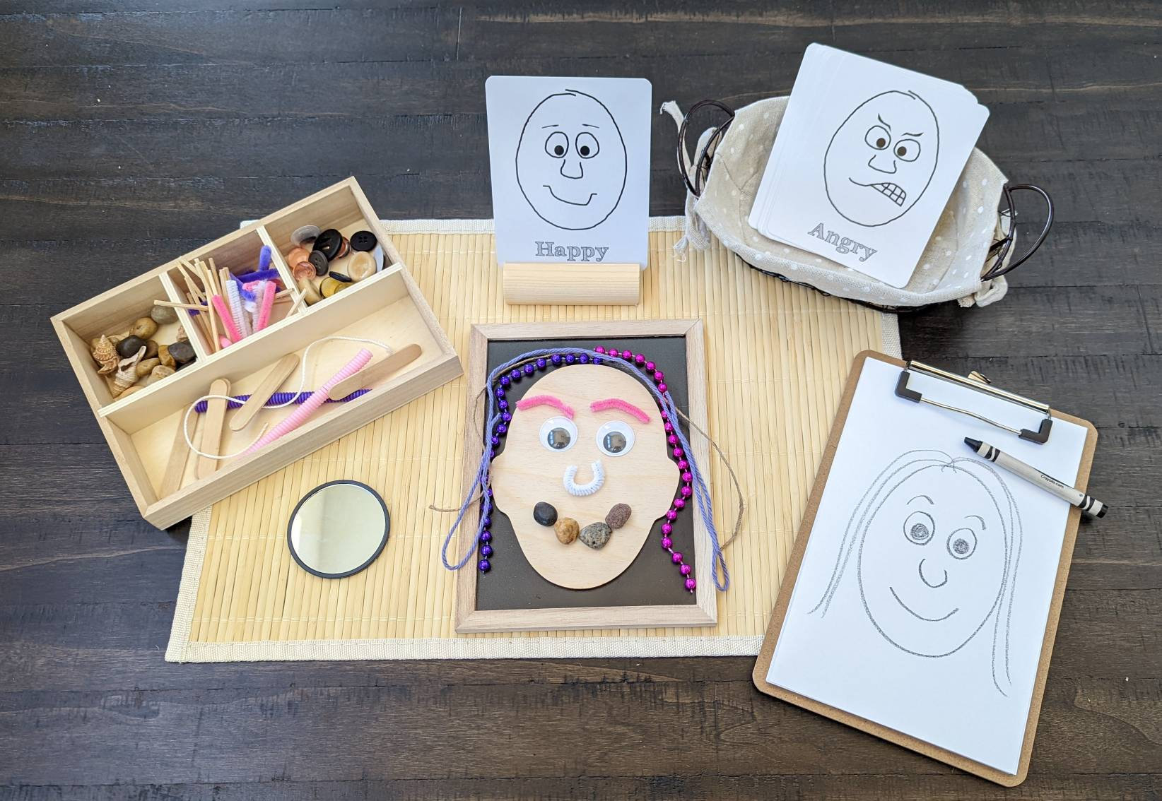 Loose Parts Feelings/emotions Activity Set Fine Motor Skills - Etsy ...