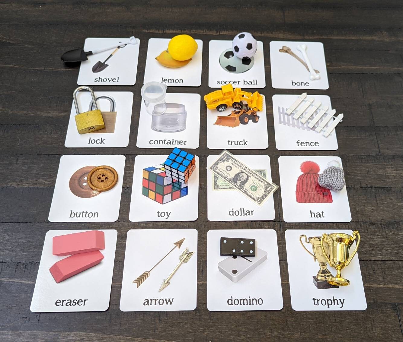 Picture Object Matching 3 Picture Recognition Kids Gift - Etsy