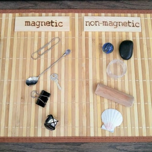 Magnetic/non-magnetic Sorting Set, Montessori Object Classification ...