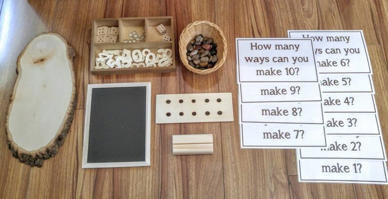Loose Parts Number Exploration Math Activity Fine Motor | Etsy