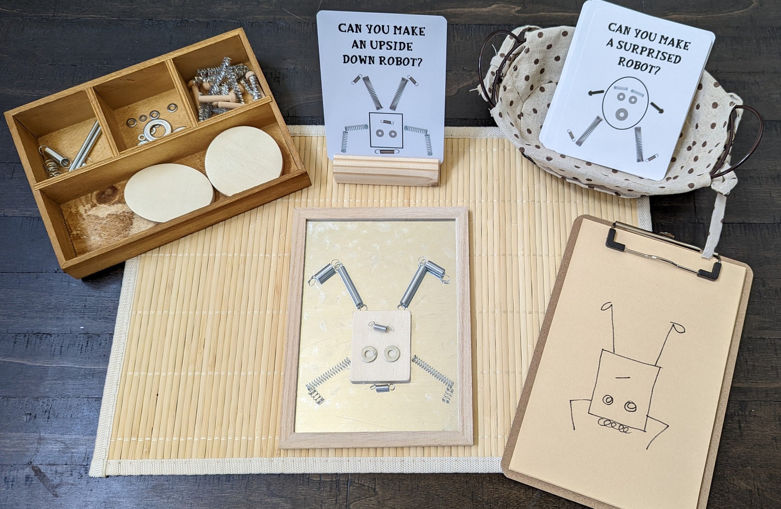 Loose Parts Robot Exploration Build a Robot Fine Motor - Etsy