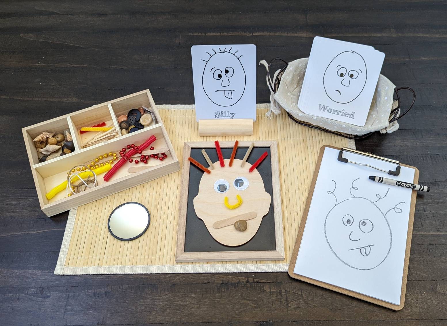 Loose Parts Feelings/emotions Activity Set Fine Motor Skills - Etsy ...