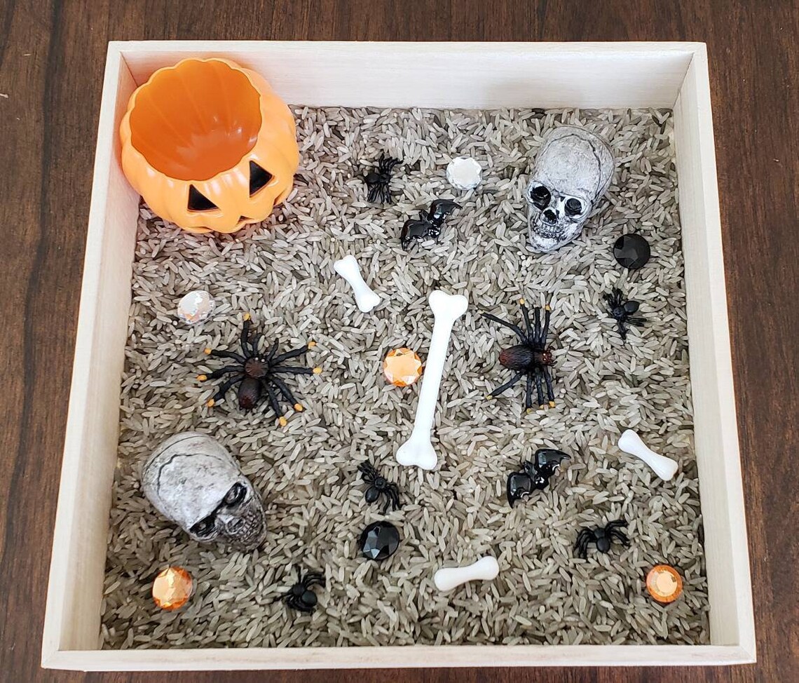 Halloween Sensory Box Tweezing Activity Fine Motor Skills - Etsy