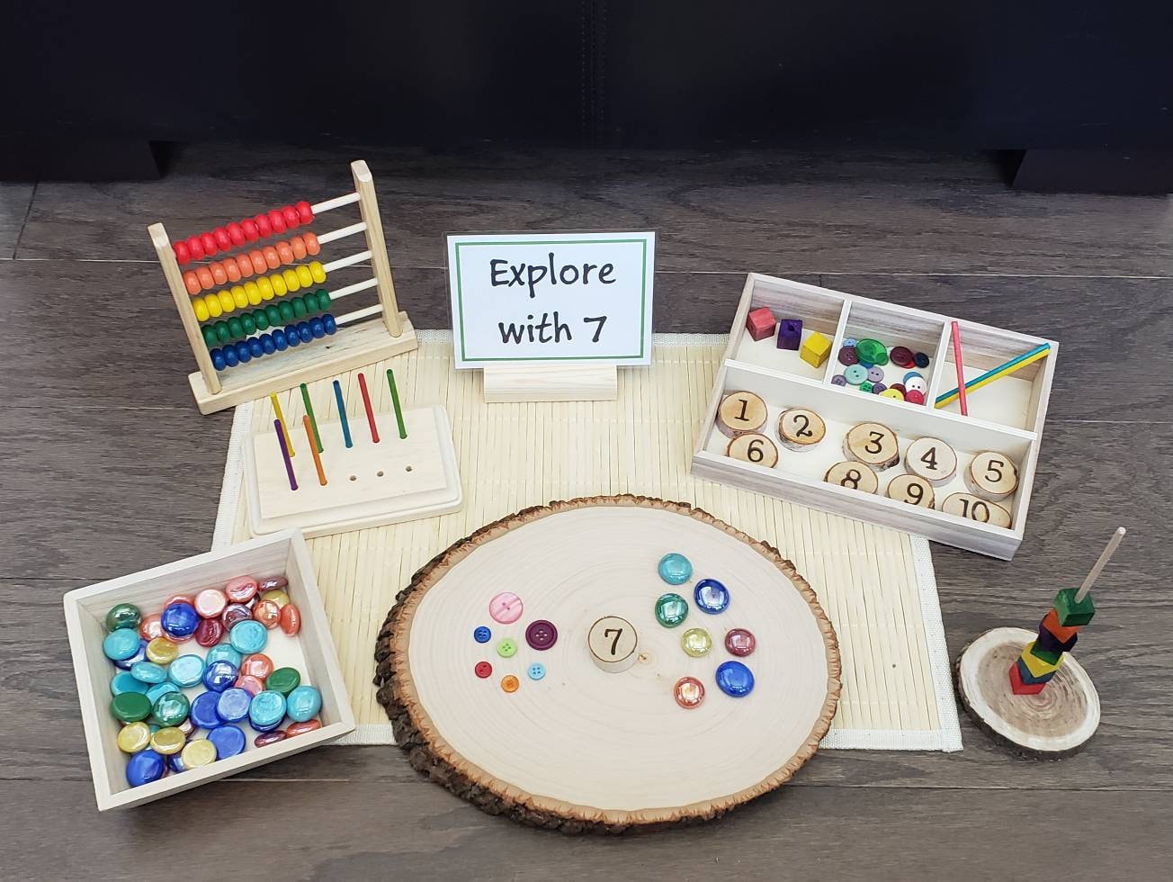 Loose Parts Number Exploration: Montessori Math Activity Set - Etsy