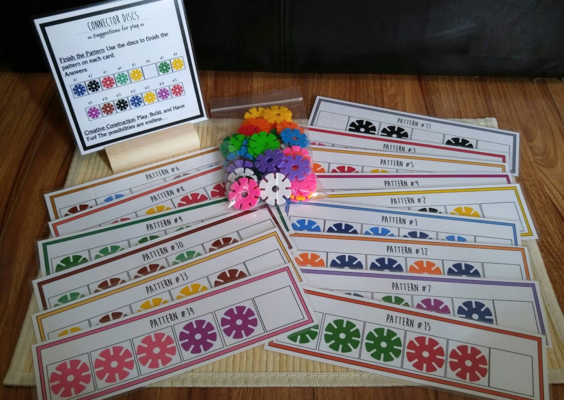 2 in 1 Connectors Busy Bag Game for Kids Fine Motor Skills | Etsy